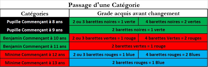 Tableau des Grades Cây Lau Võ Đạo Võ Đường Malakoff